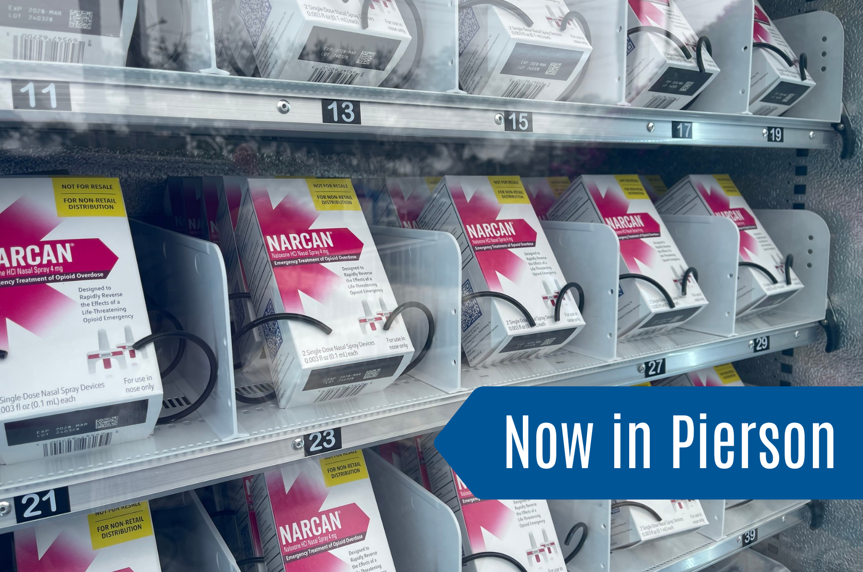 First Narcan Vending Machine In Pierson - Foundations To Freedom